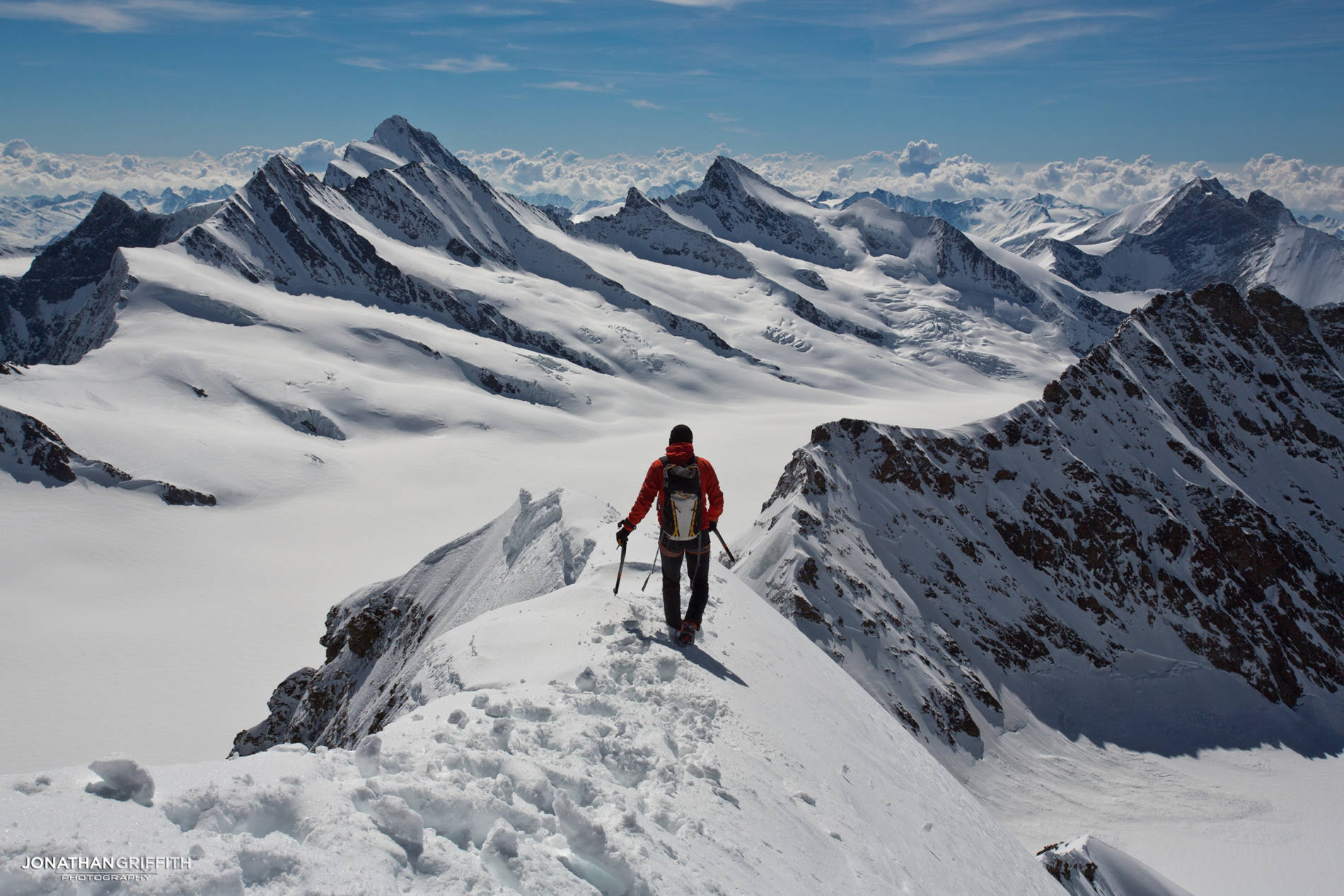 Monch North Face with the Steck // European Climbs — Alpine Exposures
